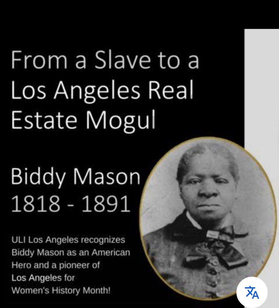 Biddy Mason: From Enslaved Midwife to Pioneer of Los Angeles 🌟 ...